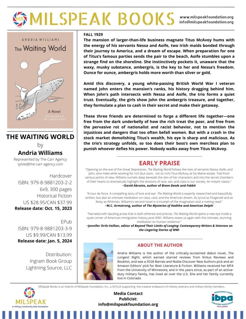 THE WAITING WORLD – Milspeak Foundation